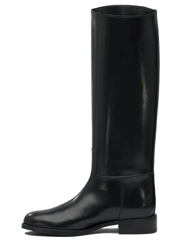 MARETTO Leather Boots - Black