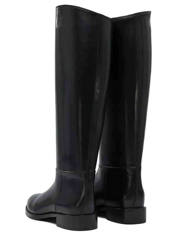 MARETTO Leather Boots - Black