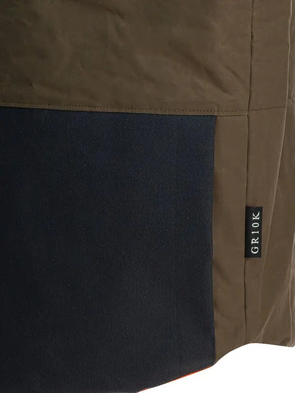 GR10K Cotton Sleeveless Jacket - Brown