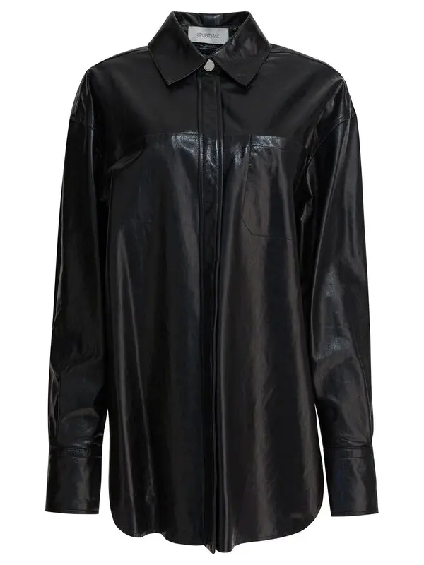 Max Mara Leather Shirt