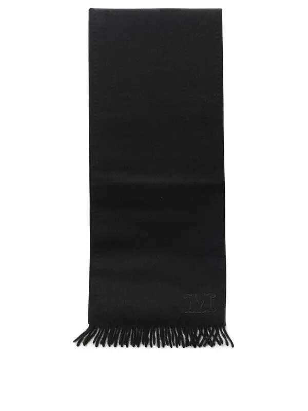 Max Mara Scarf In Camel - Black