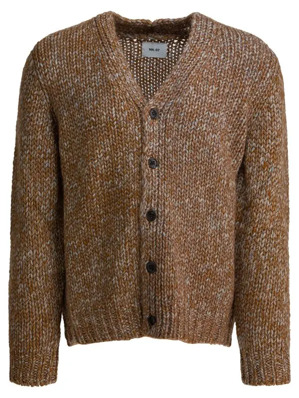NN.07 Osky Wool-blend Cardigan - Beige