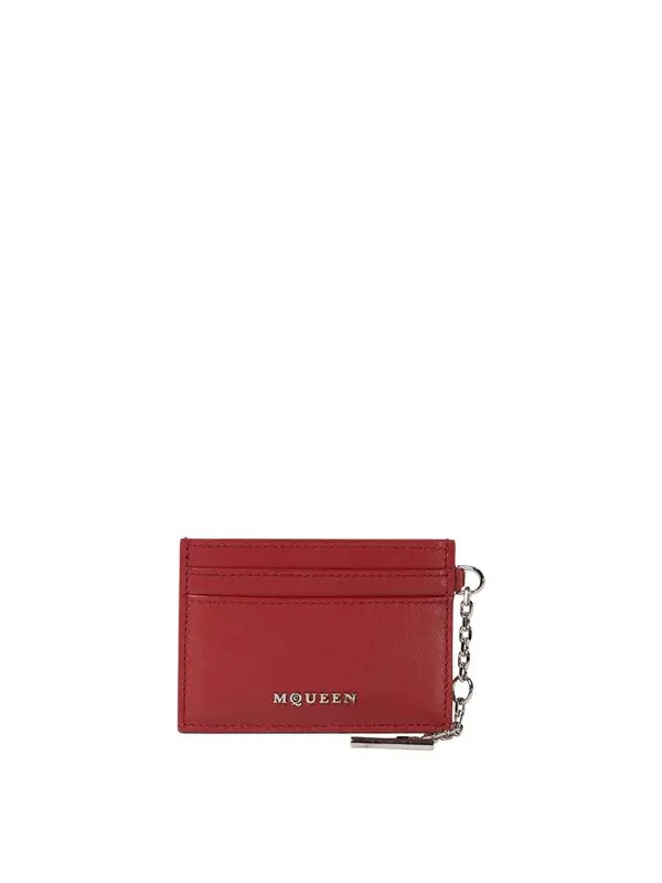 Alexander McQueen Alexander Mc Queen 'sling' Card Holder - Red