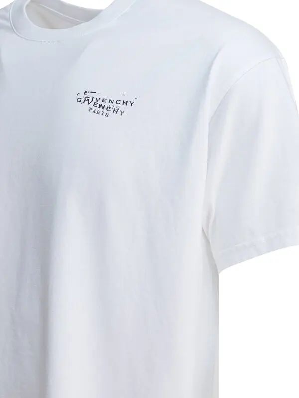 Givenchy Cotton T Shirt With Logo - White