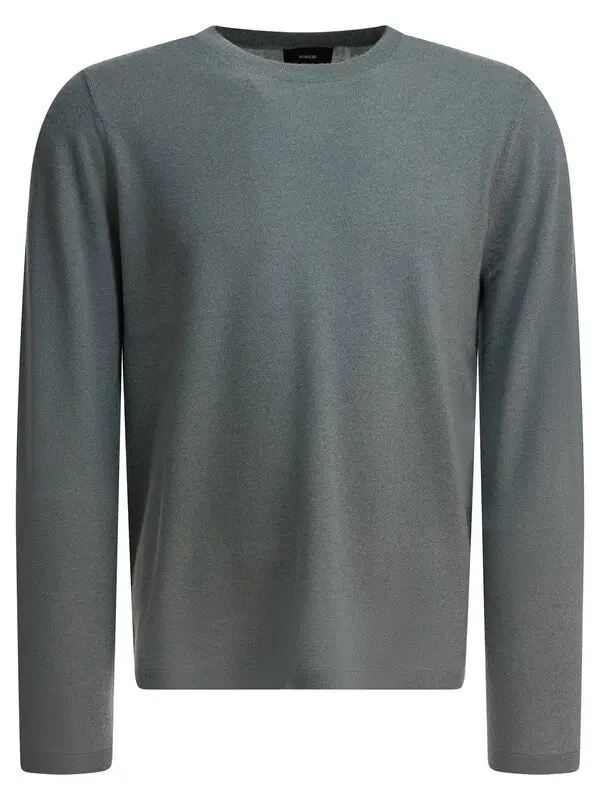 Vince Cashmere And Silk Crewneck Sweater - Grey