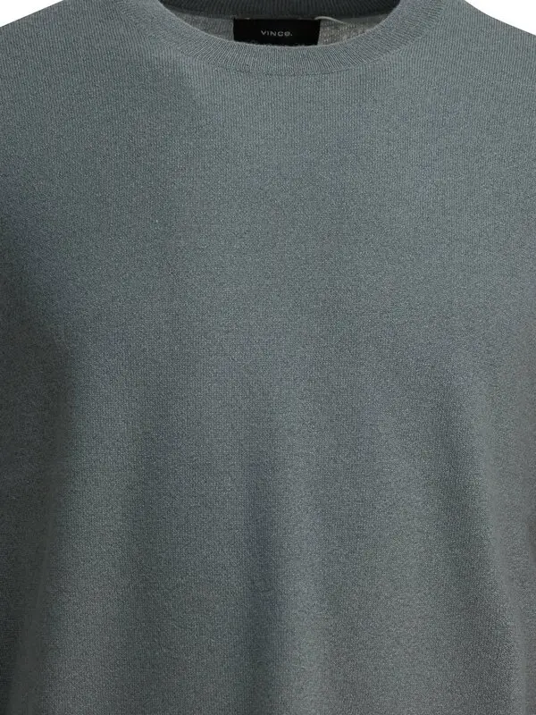Vince Cashmere And Silk Crewneck Sweater - Grey