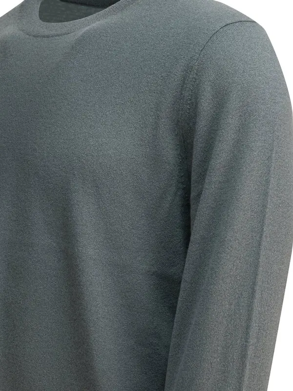 Vince Cashmere And Silk Crewneck Sweater - Grey