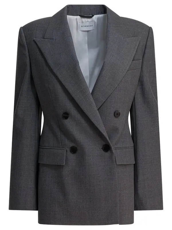 Givenchy Wool Double-breasted Blazer