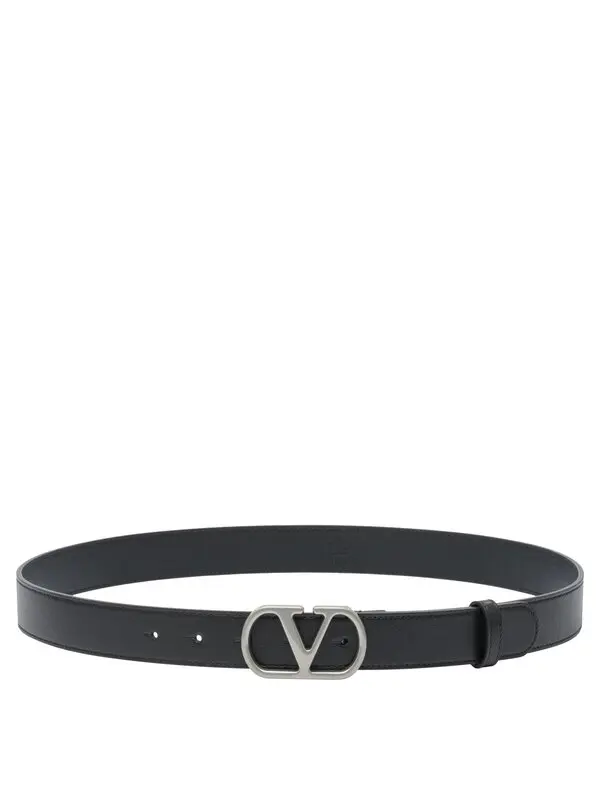 Valentino Garavani Vlogo Signature Belt - Black