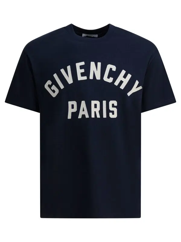 Givenchy Paris' T Shirt - Blue