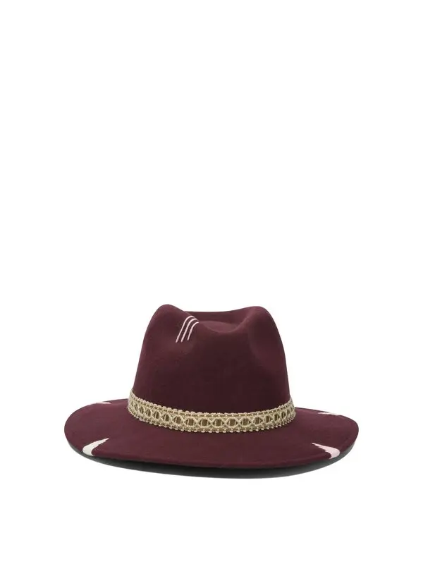 THE HAT GANG Wool Hat - Bordeaux