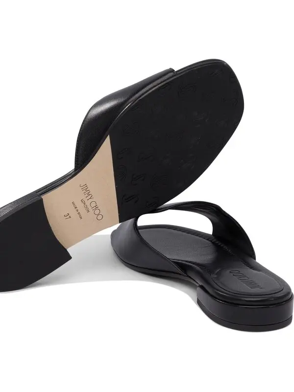 JIMMY CHOO Dina Sandals - Black