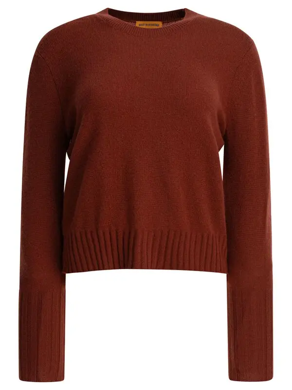 Guest In Residence Shrunken Crewneck Cashmere Knitwear