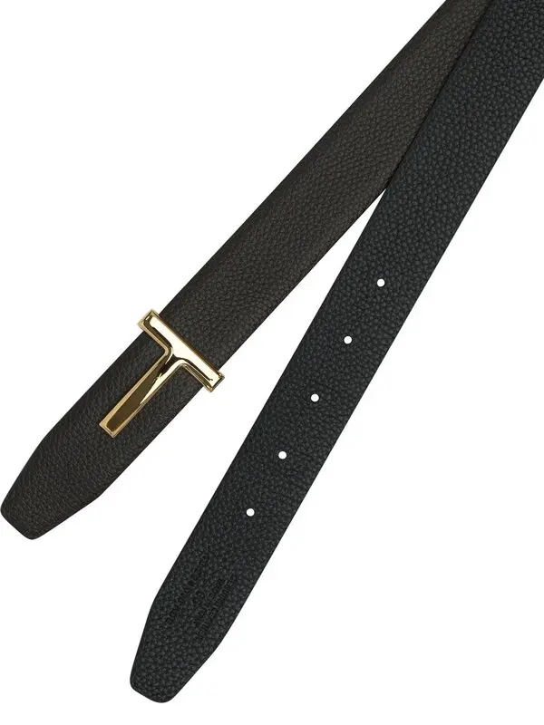 TOM FORD Reversible Belt With T-buckle