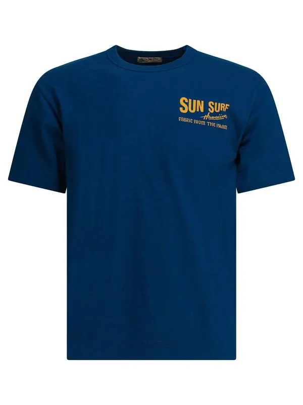 SUN SURF Mc Cully Chop Sui' T Shirt - Blue