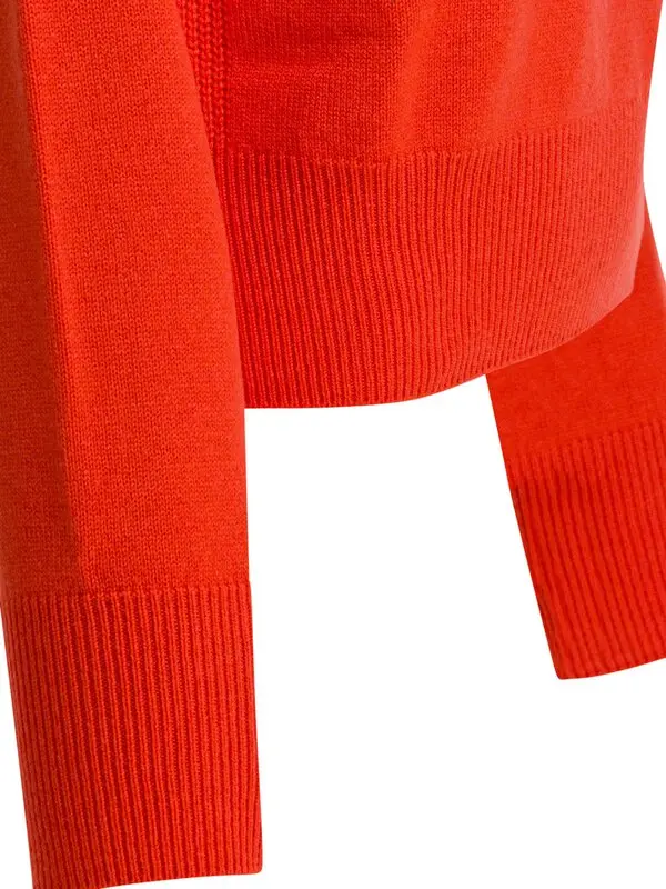 SA SU PHI Cashmere Crew-neck Sweater - Orange