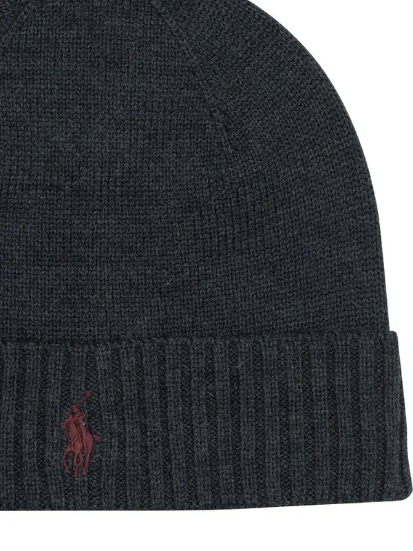 Polo Ralph Lauren Wool Beanie - Grey