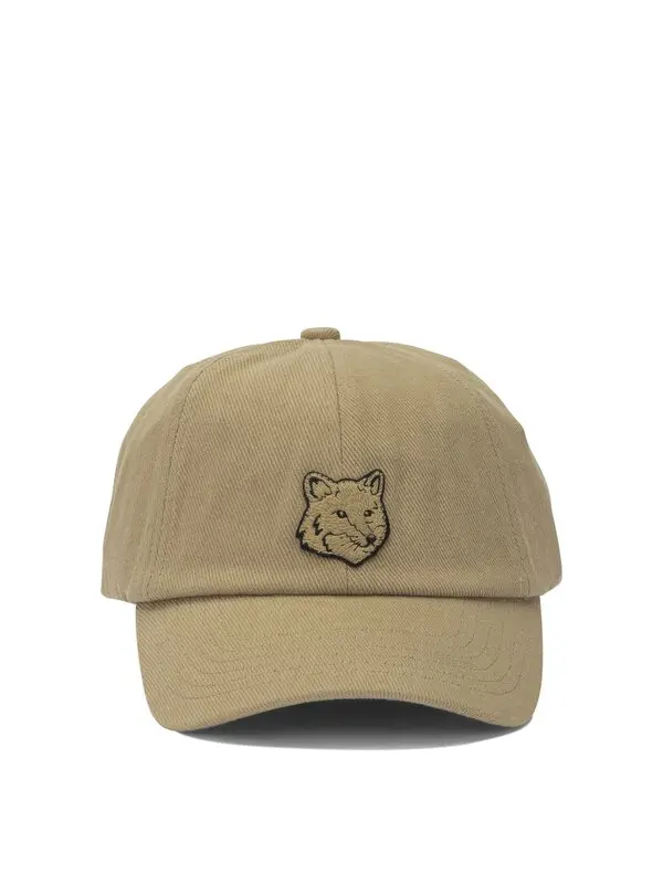 Maison Kitsuné Fox Head Trucker Hat - Brown