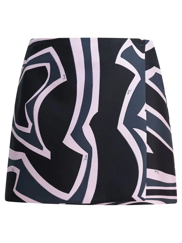 Emilio Pucci Labirinto Mini Skirt - Black