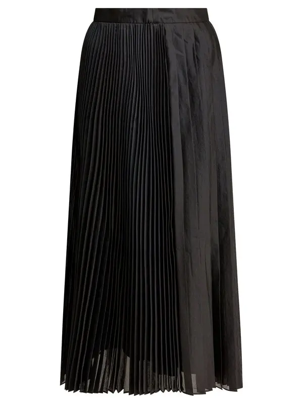 SANDBEIGE Pleated Skirt - Black