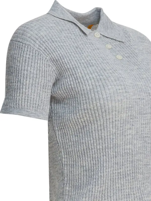 Guest In Residence Cashmere Polo Shirt - Grey