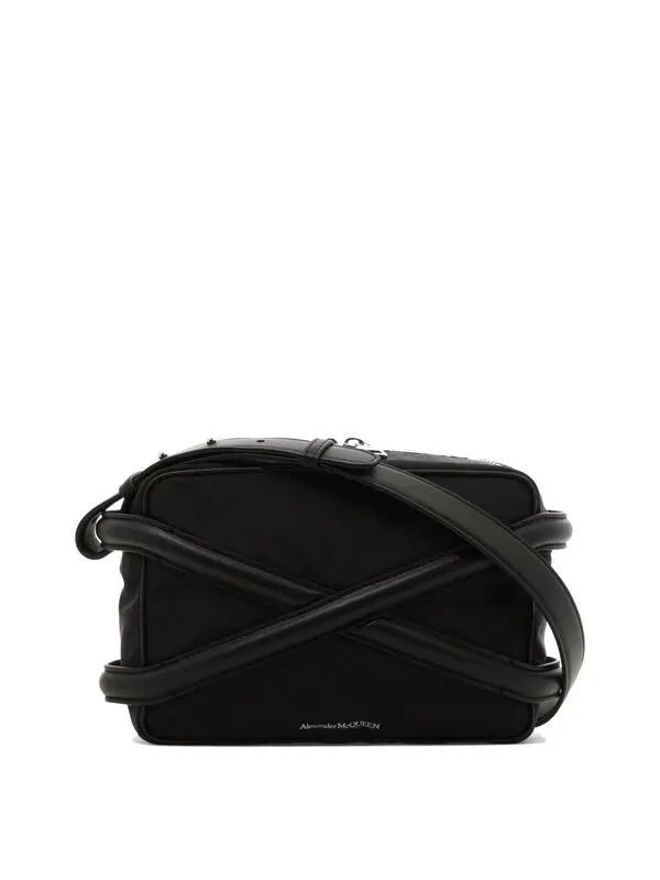 Alexander McQueen Harness Camera Crossbody Bag - Black