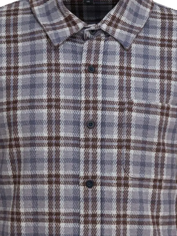 Vince Plaid Overshirt Jacket