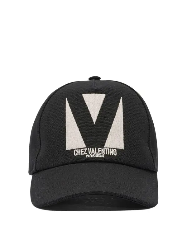 Valentino Garavani Chez Trucker Hat - Black