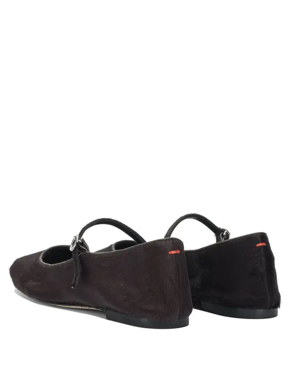 AeydĒ Uma Mary Jane Ballet Flats - Brown