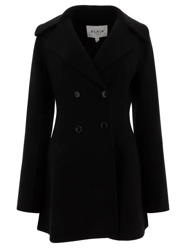 Alaïa Double-breasted Wool Coat