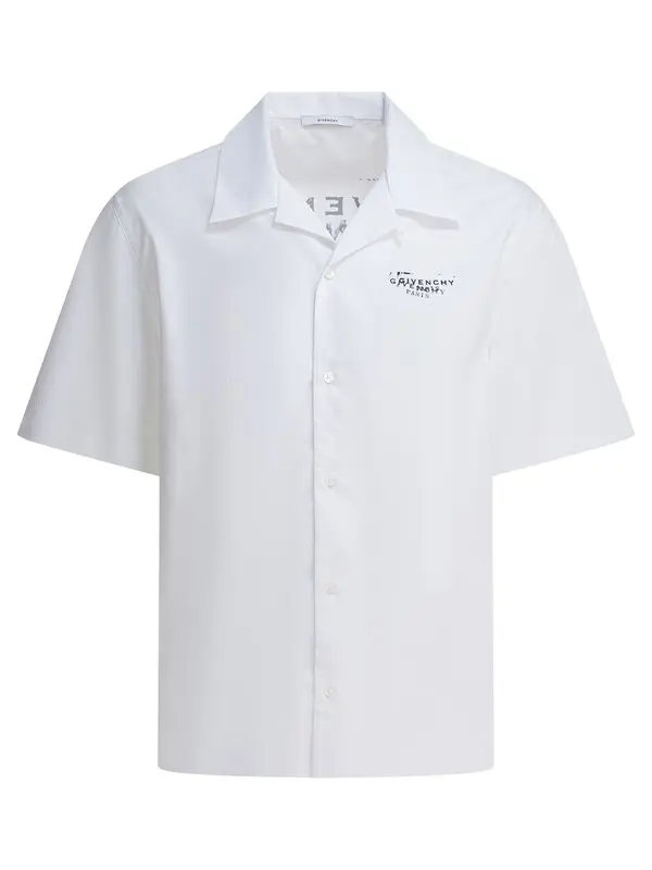 Givenchy Cotton Short Sleeved Shirt - White