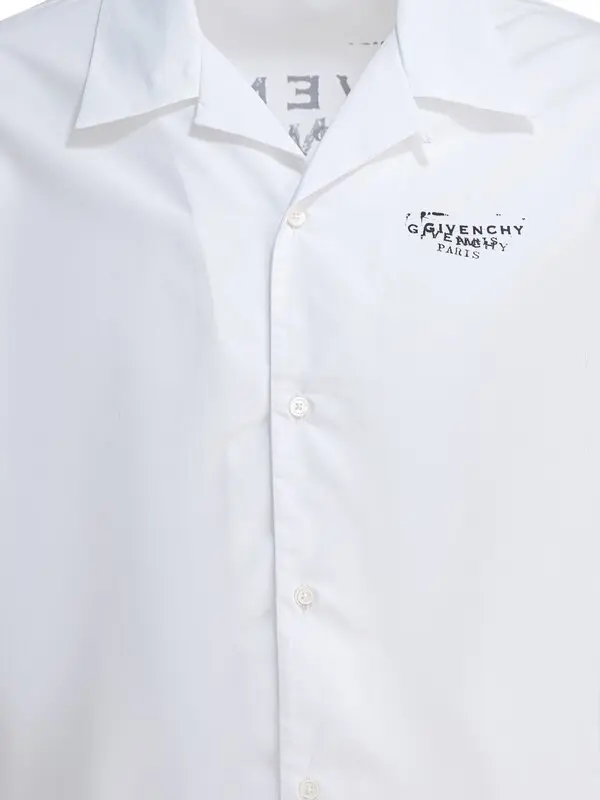 Givenchy Cotton Short Sleeved Shirt - White