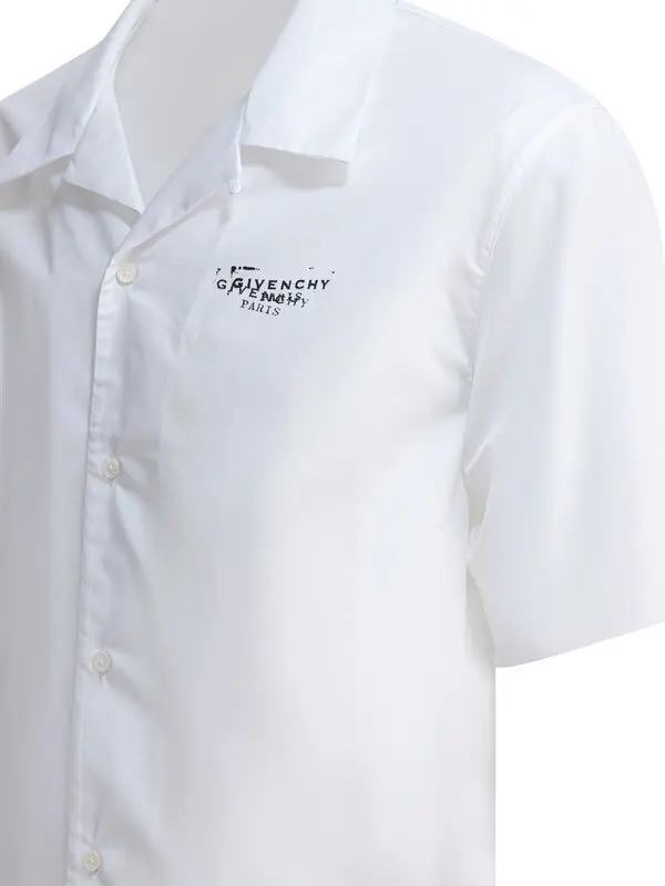Givenchy Cotton Short Sleeved Shirt - White