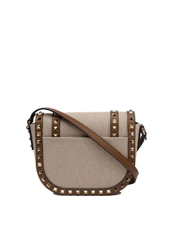 Valentino Garavani Rockstud Crossbody Bag - Beige