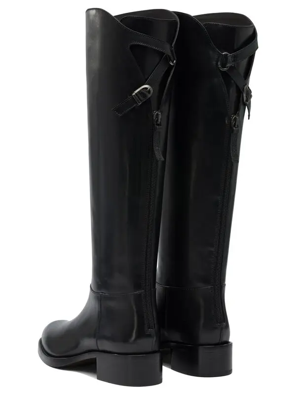 Sartore Leather Boots - Black