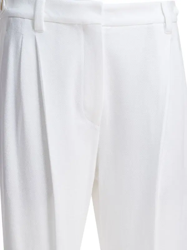 Brunello Cucinelli Cotton Baggy Tailored Pants