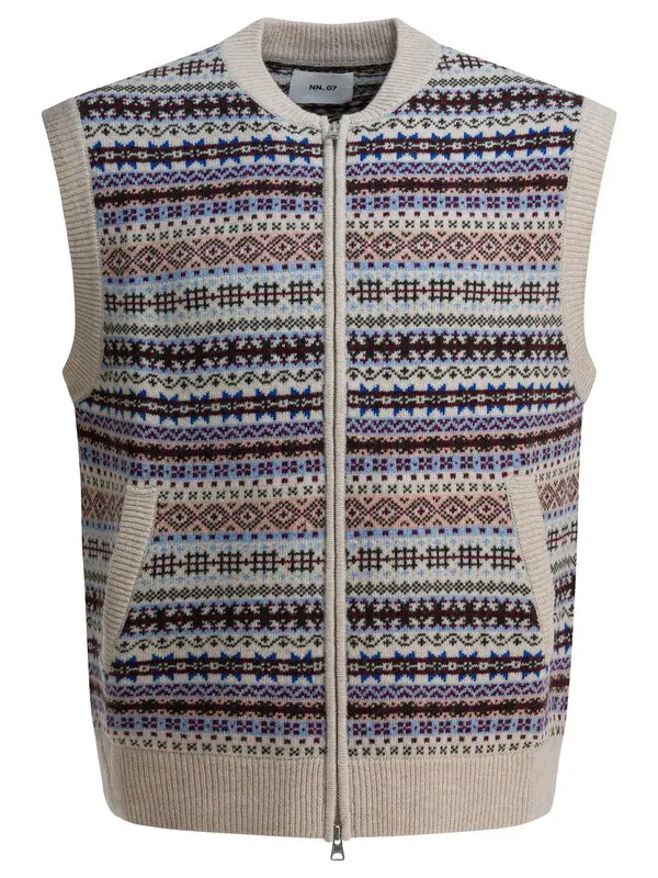 NN.07 Robbie Wool Vest - Beige