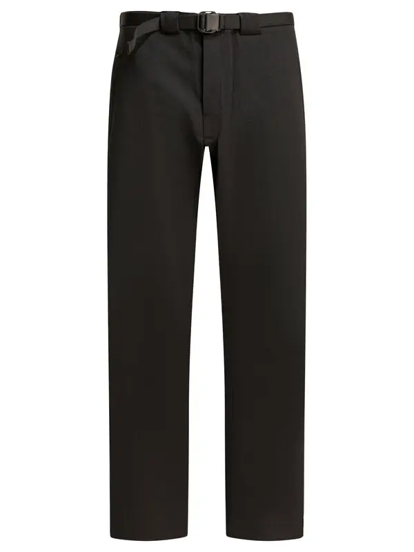 GR10K Wool-blend Belted Trousers