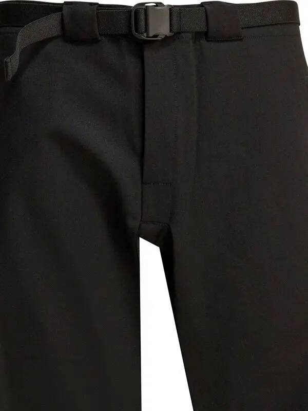 GR10K Wool-blend Belted Trousers