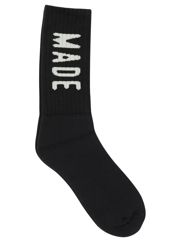 HUMAN MADE Logo Socks - Black