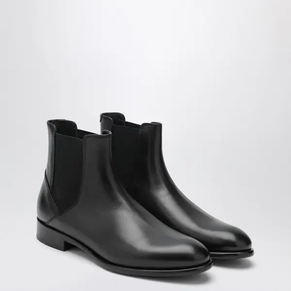 DOUCAL'S Smooth Leather Ankle Boots