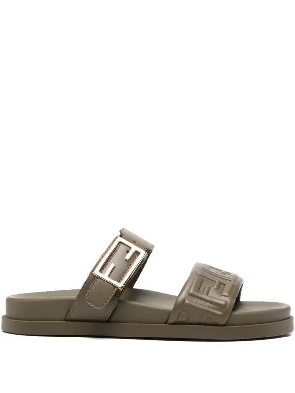 Fendi Feel Leather Sandals