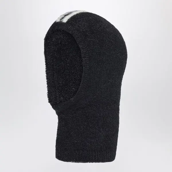 Adidas Originals By Alexander Wang Three-stripe Balaclava - Black