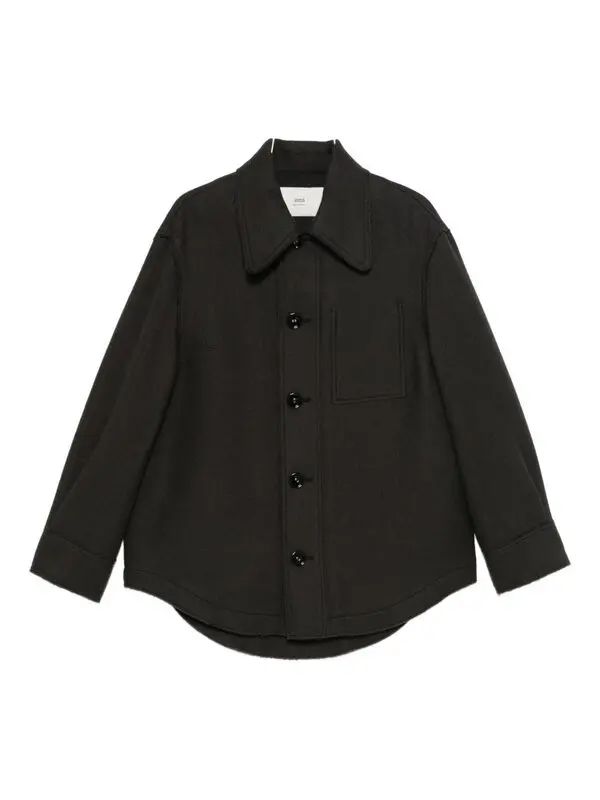 Ami Wool Shirt Jacket