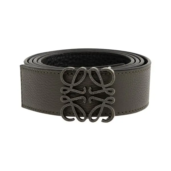 Loewe Anagram Reversible Belt - Green