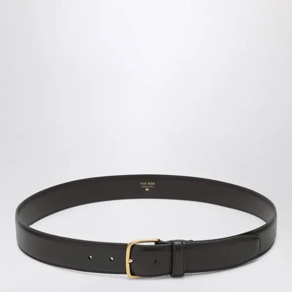 THE ROW Leather Belt With Buckle - Brown