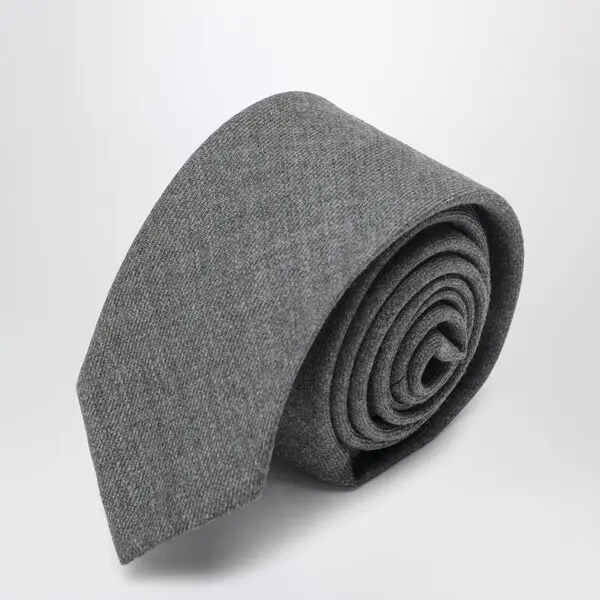 Thom Browne Wool Neck Tie - Grey