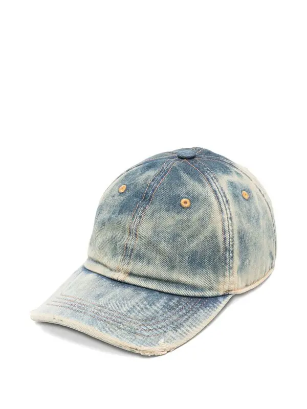 Acne Studios Cotton Baseball Cap - Blue
