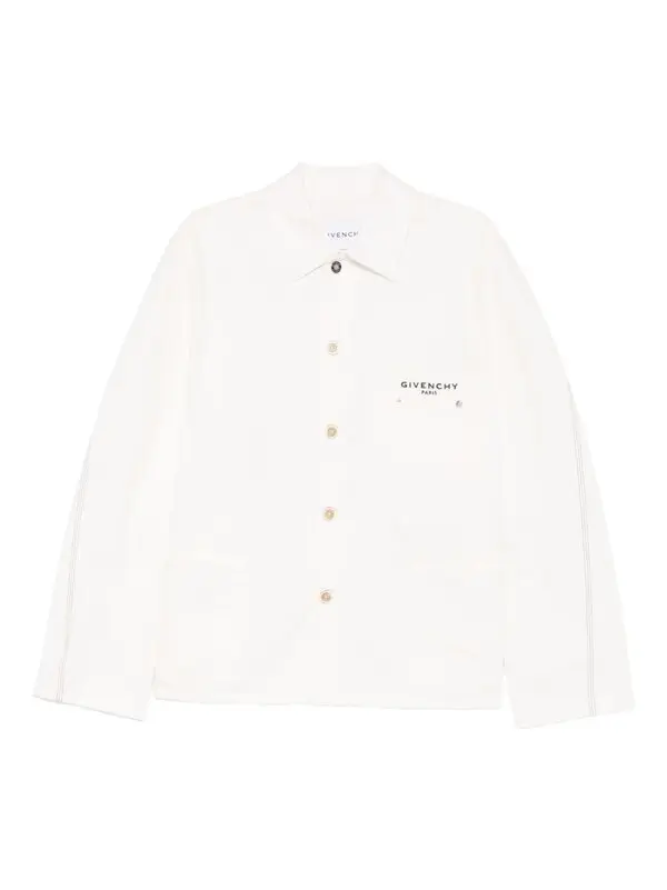 Givenchy Denim Cotton Trucker Jacket - White