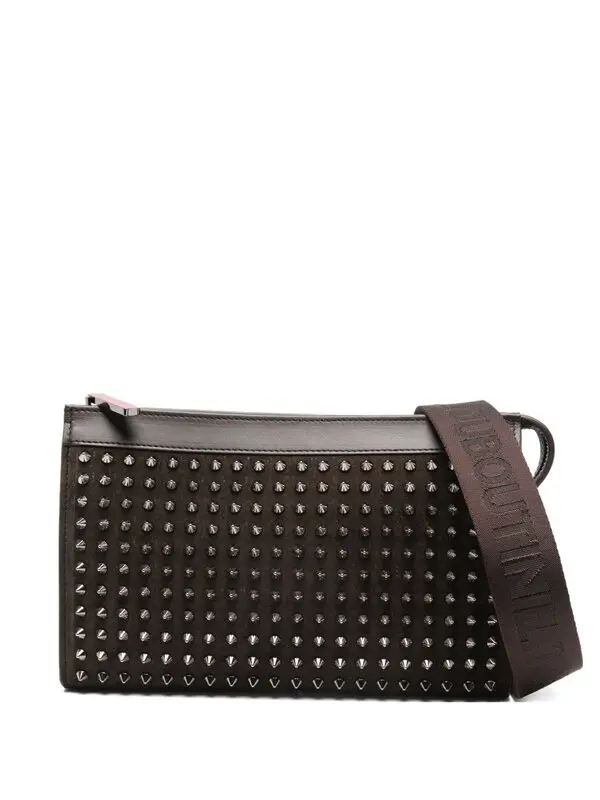 CHRISTIAN LOUBOUTIN Studded Crossbody Bag - Black